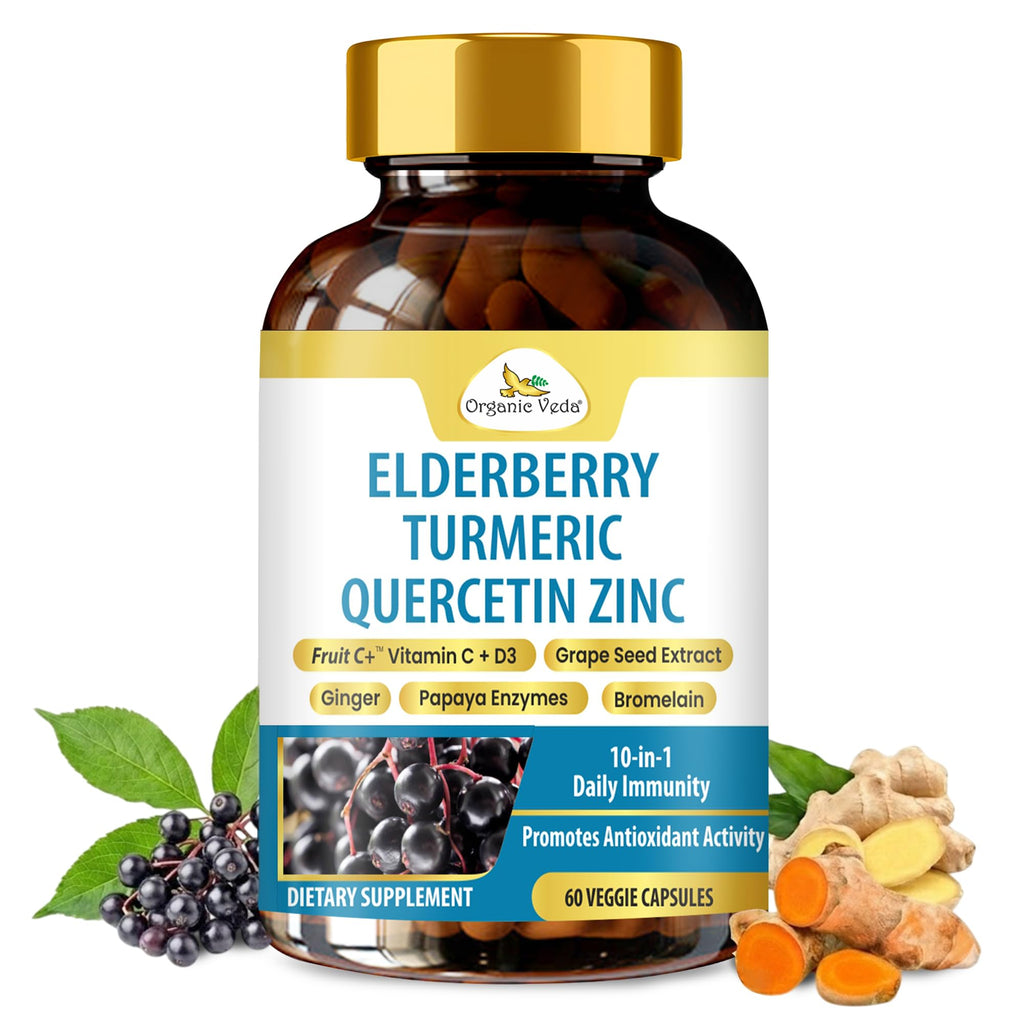 organic elderberry immune support capsules