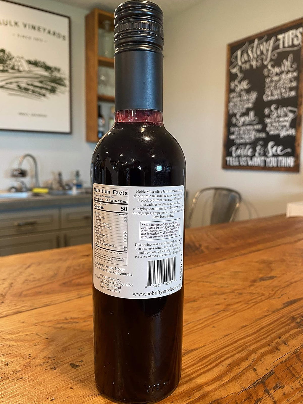 Organic elderberry juice for wellness