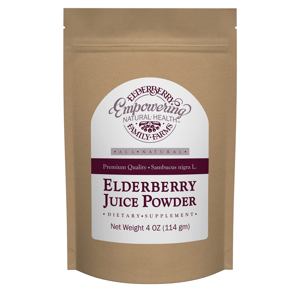 organic elderberry juice powder