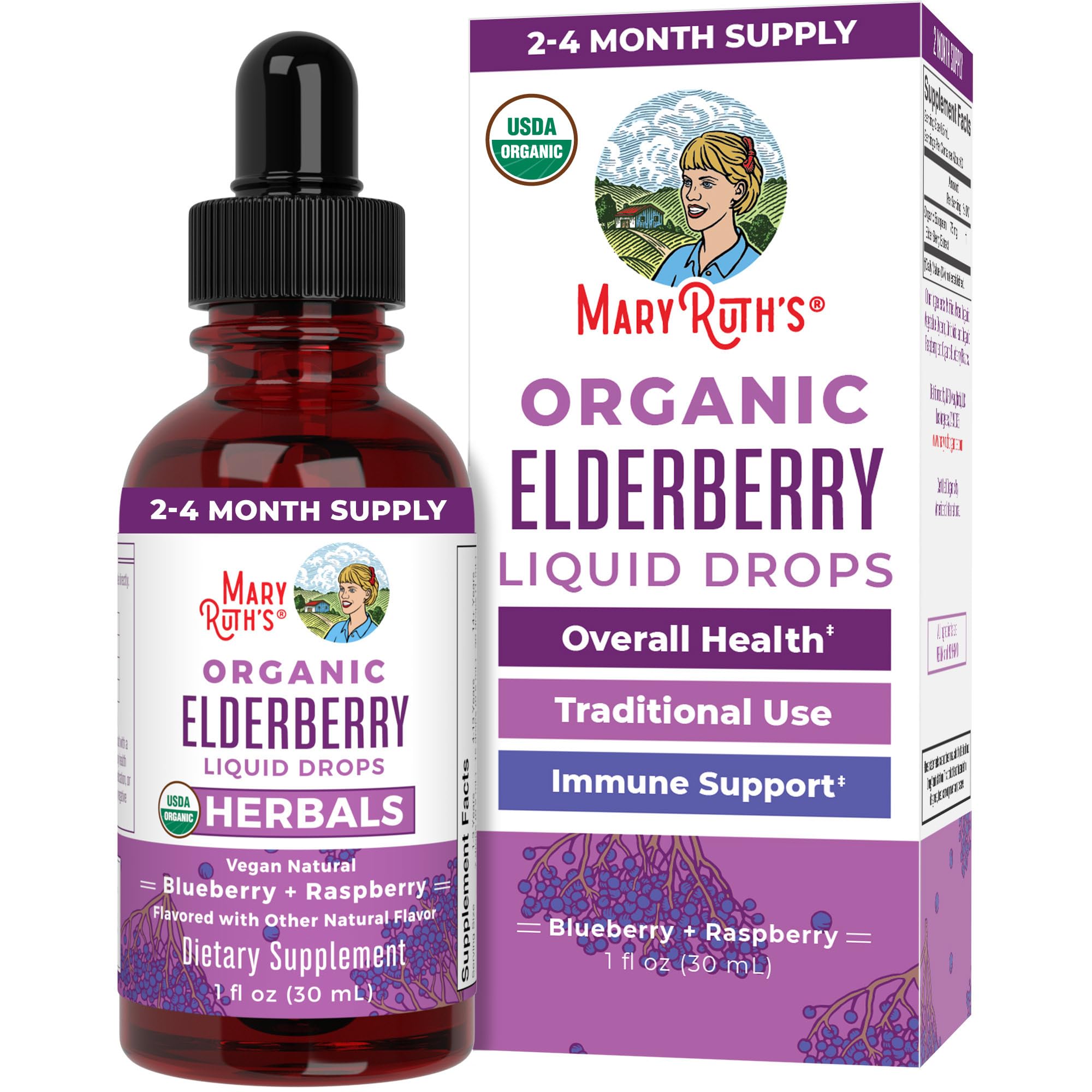 organic elderberry liquid drops