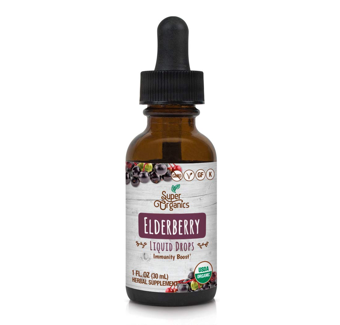 organic elderberry liquid drops
