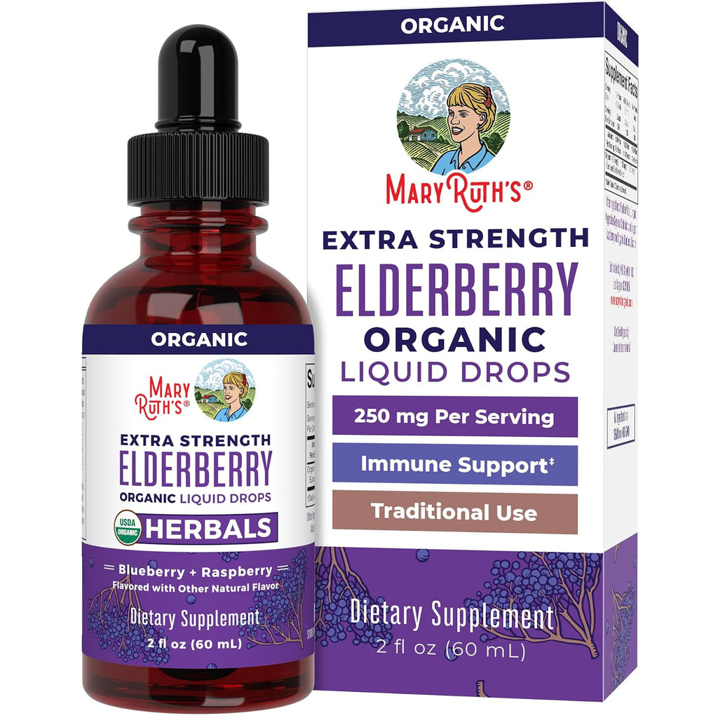 organic elderberry liquid drops