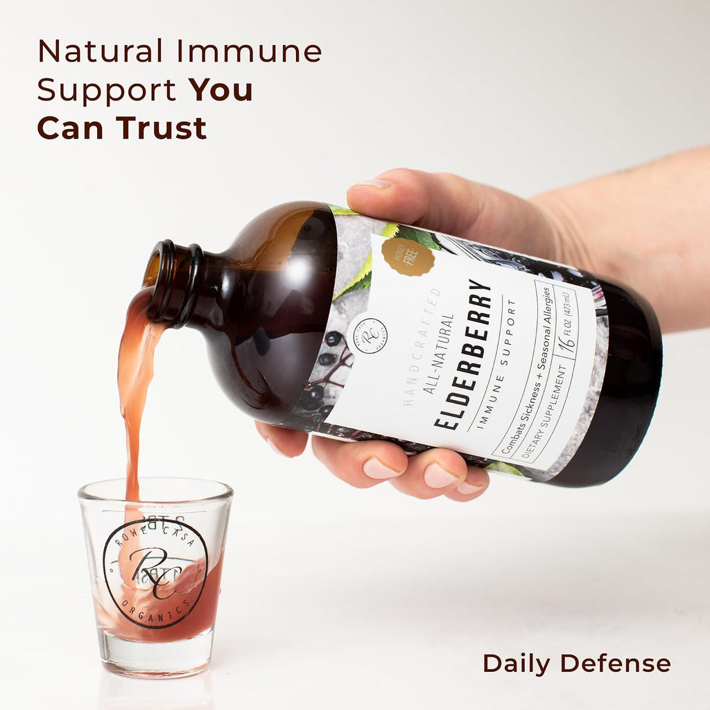 Organic elderberry liquid for everyday health