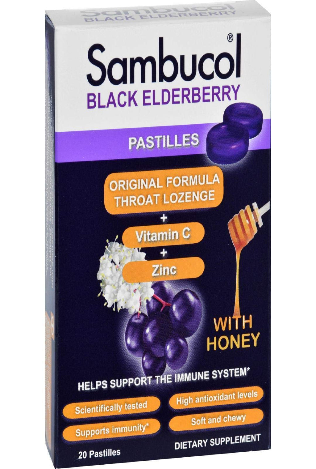organic elderberry lozenges for immunity