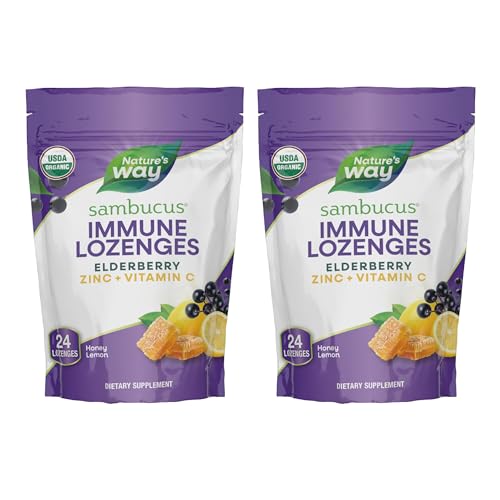 organic elderberry lozenges with zinc