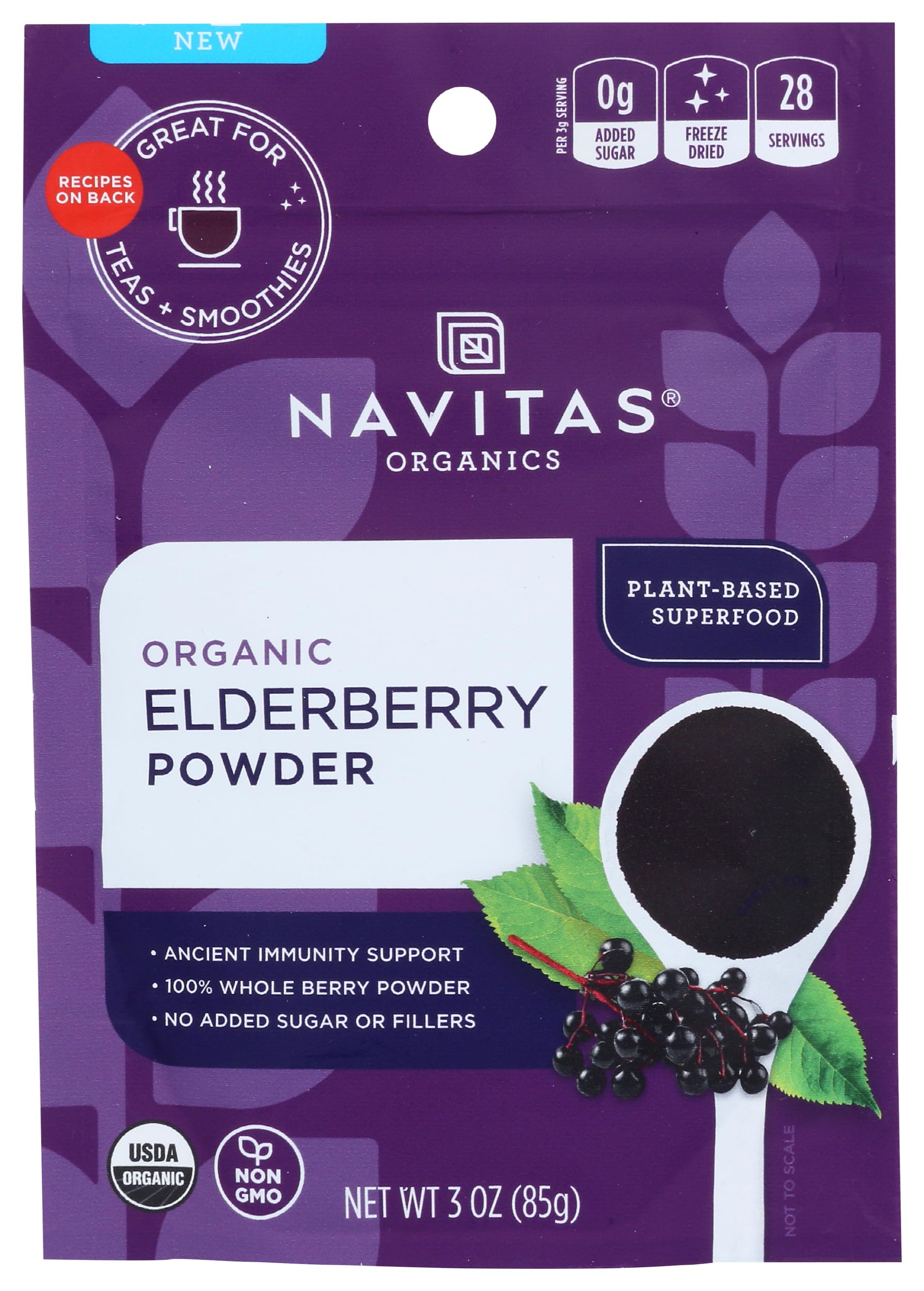 organic elderberry powder for immunity