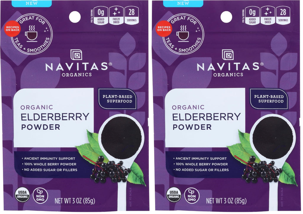 organic elderberry powder for smoothies