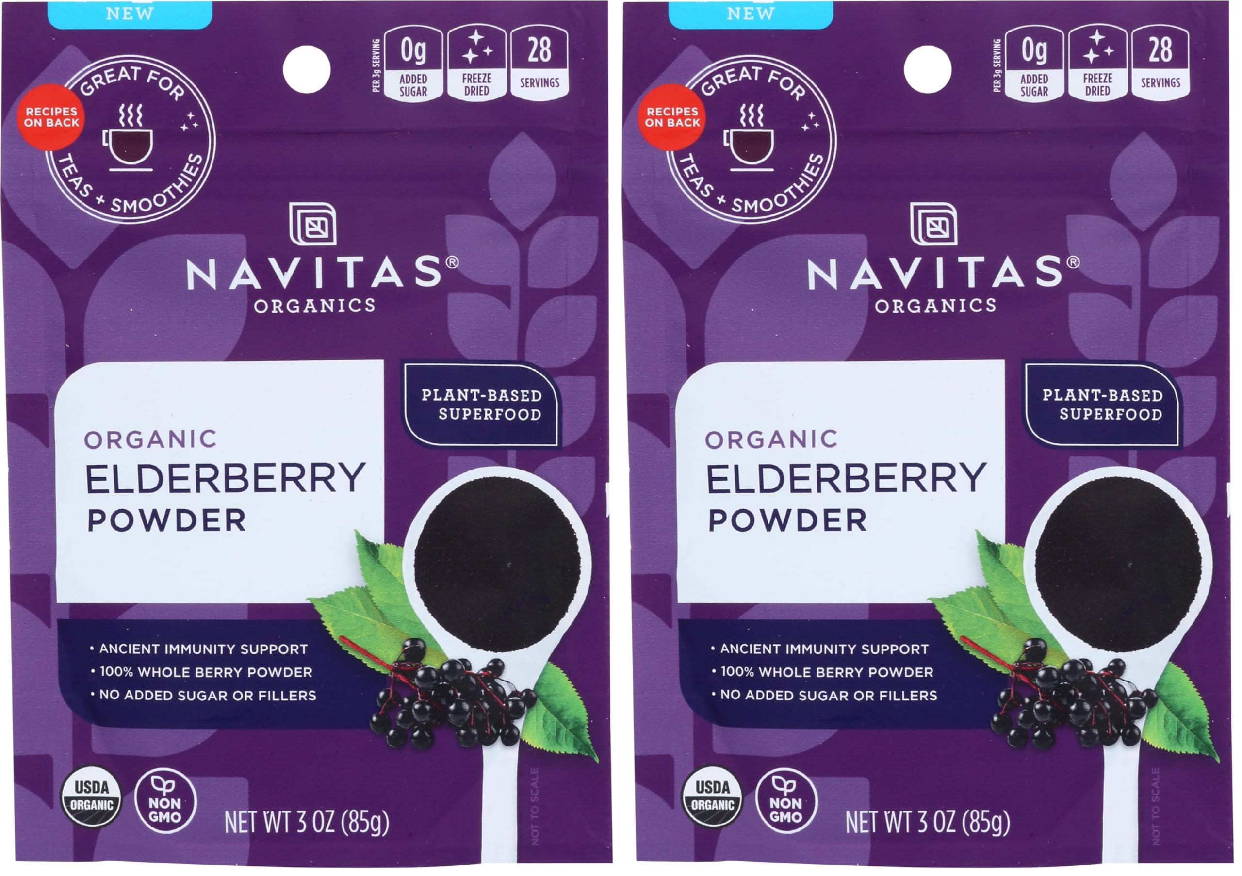 organic elderberry powder for smoothies