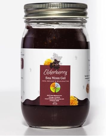 organic elderberry sea moss gel