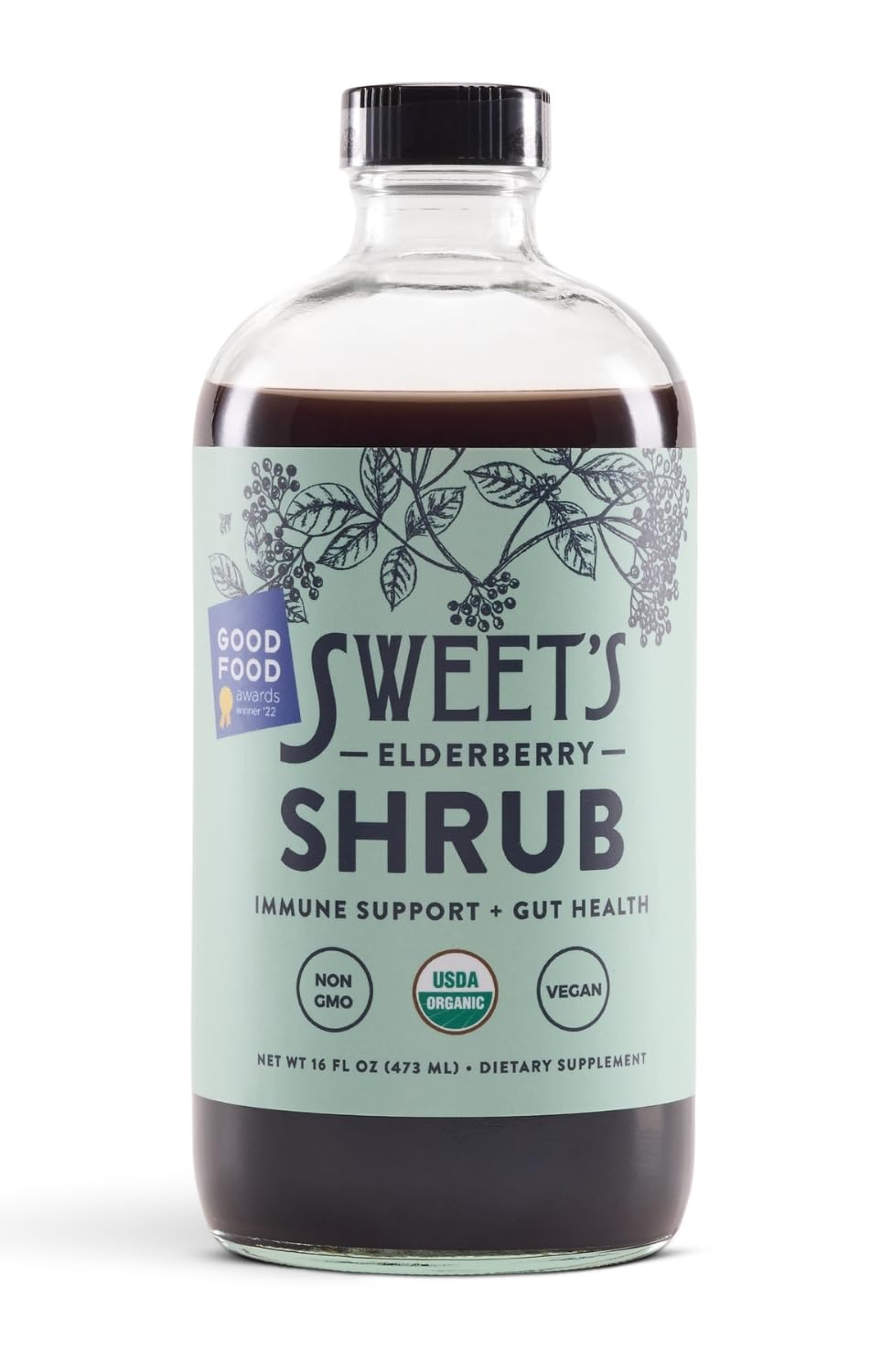 organic elderberry shrub for immunity