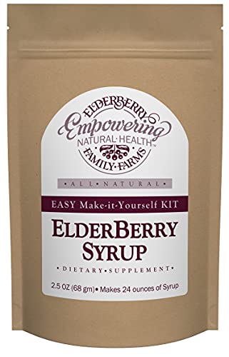 organic elderberry syrup DIY kit