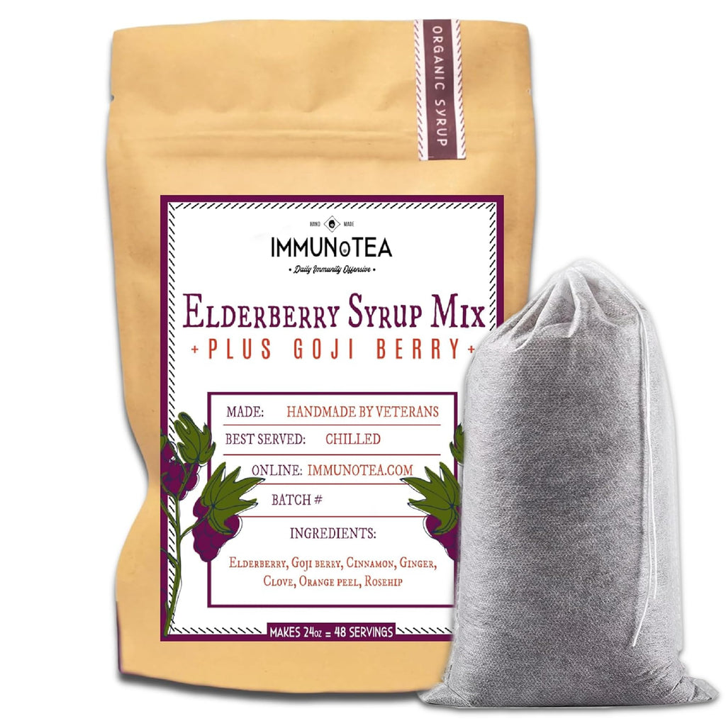 organic elderberry syrup DIY kit