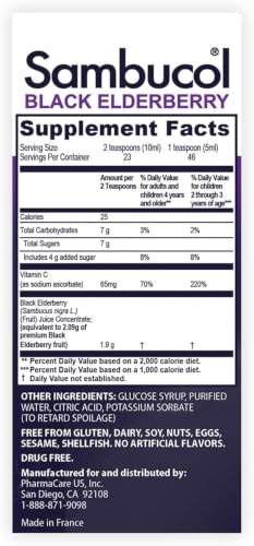 organic elderberry syrup for children