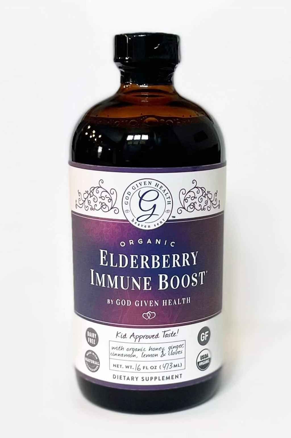 organic elderberry syrup for cold relief