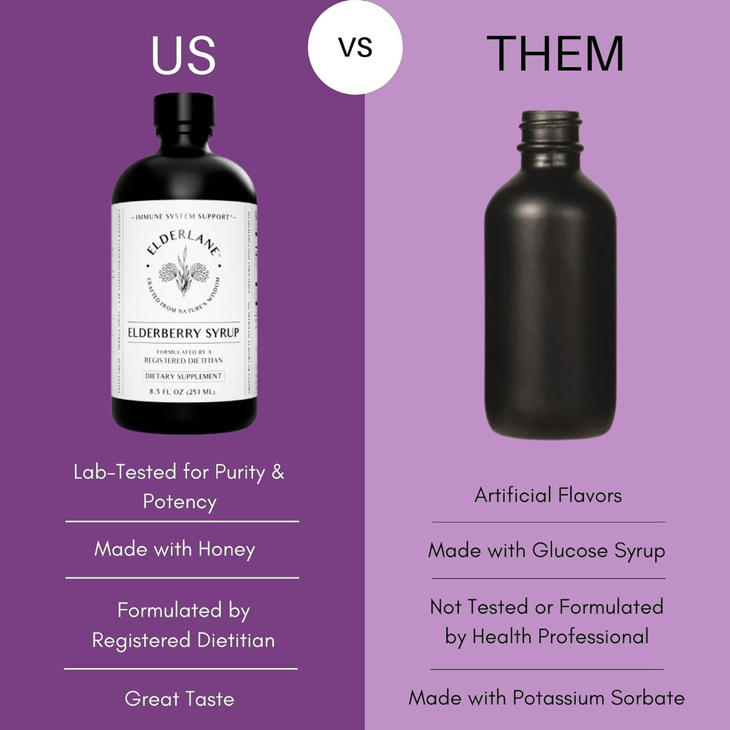 organic elderberry syrup for cold relief
