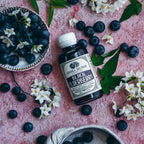 Organic elderberry syrup for colds