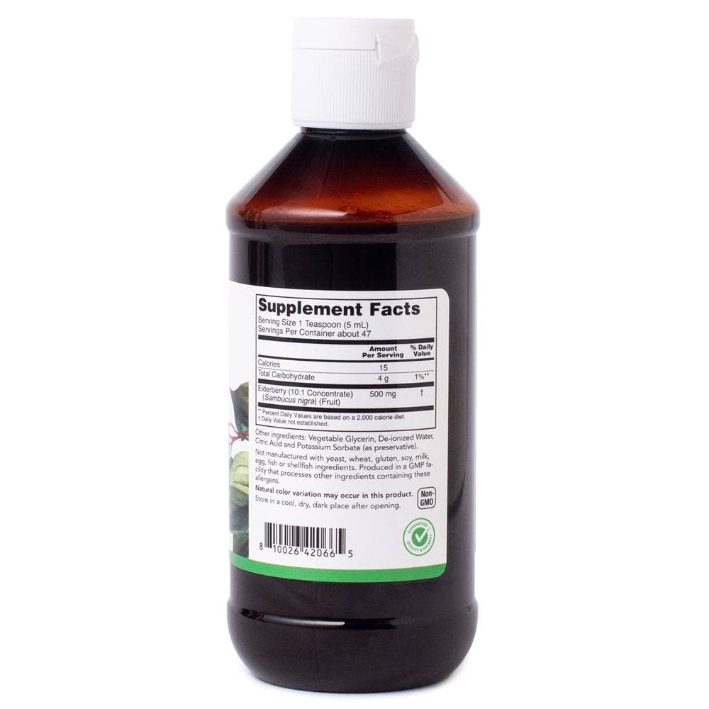 organic elderberry syrup for daily use