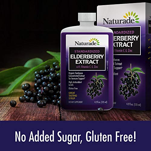 Organic elderberry syrup for families