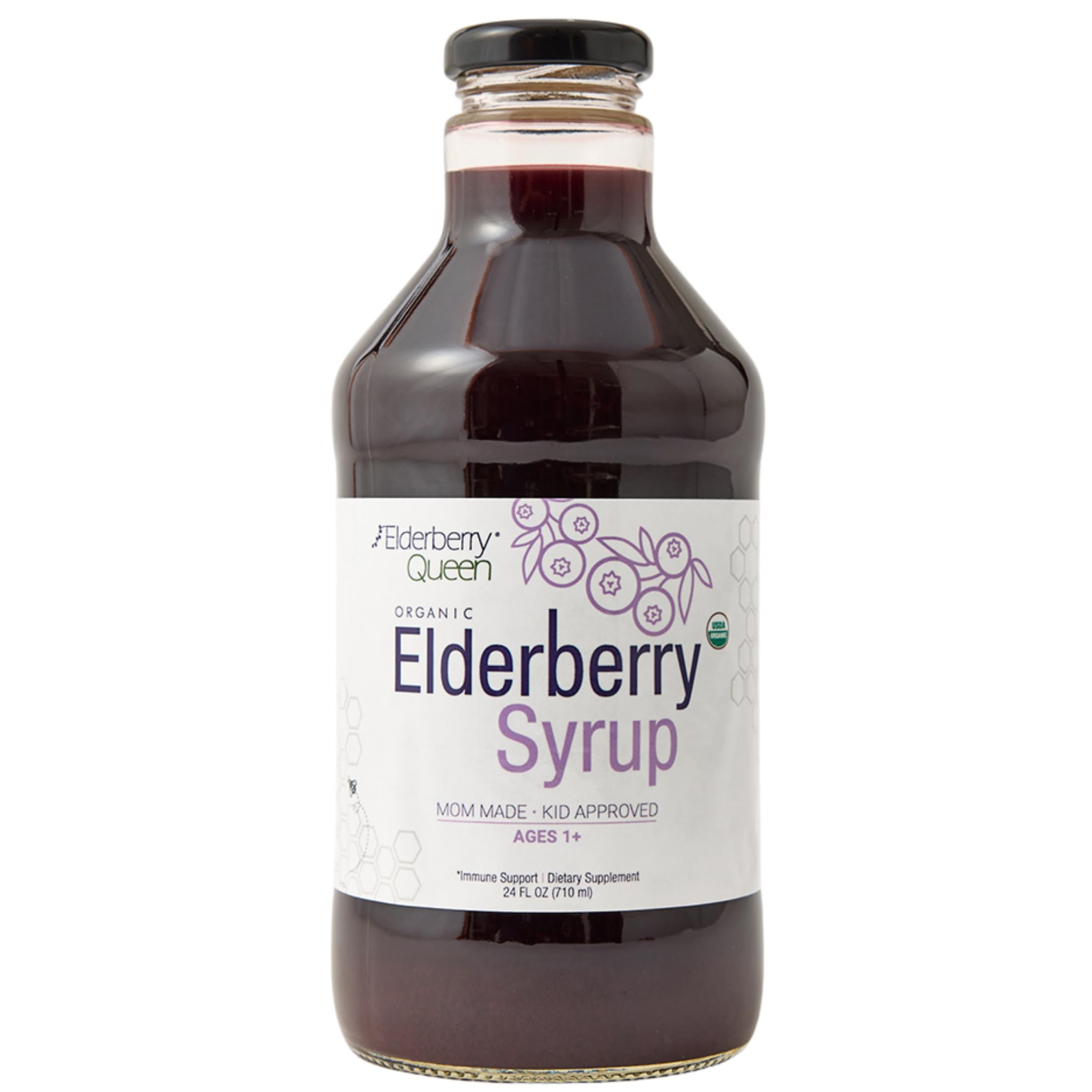 organic elderberry syrup for immune support