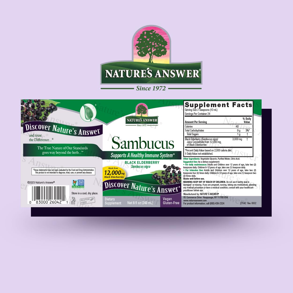organic elderberry syrup for immune support