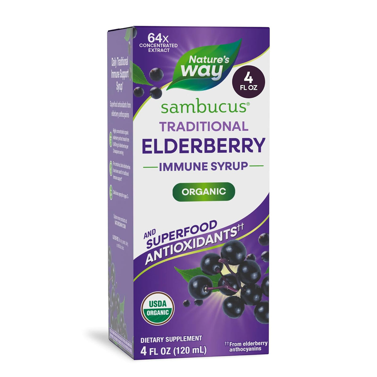 organic elderberry syrup for immune support