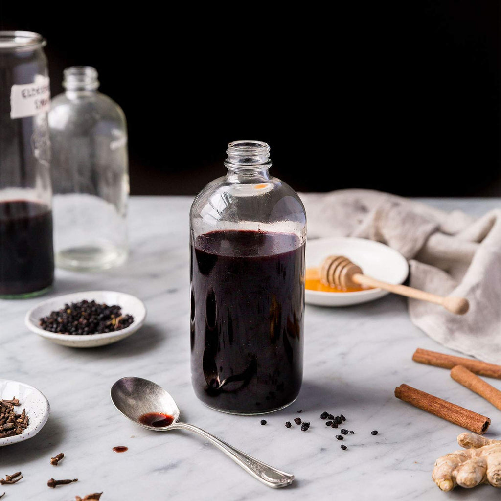 Organic elderberry syrup for immunity