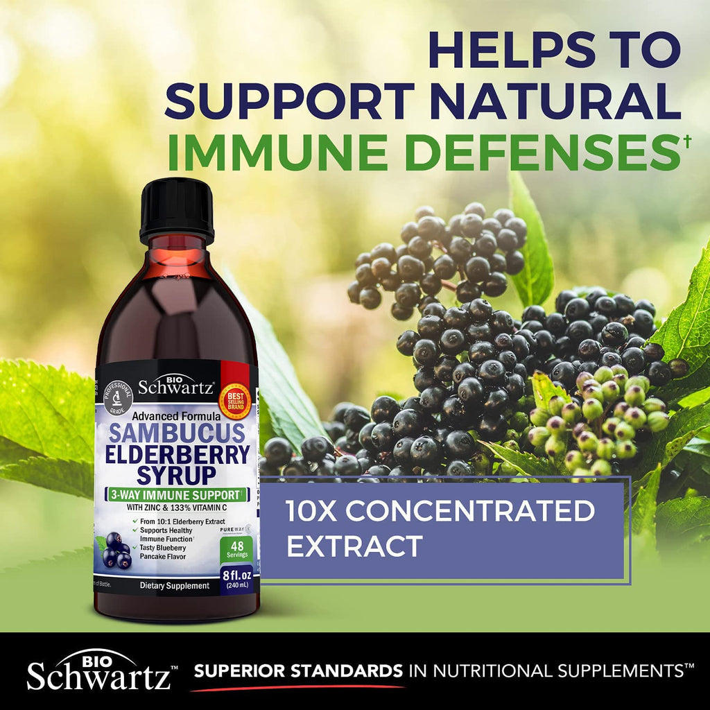 organic elderberry syrup for immunity