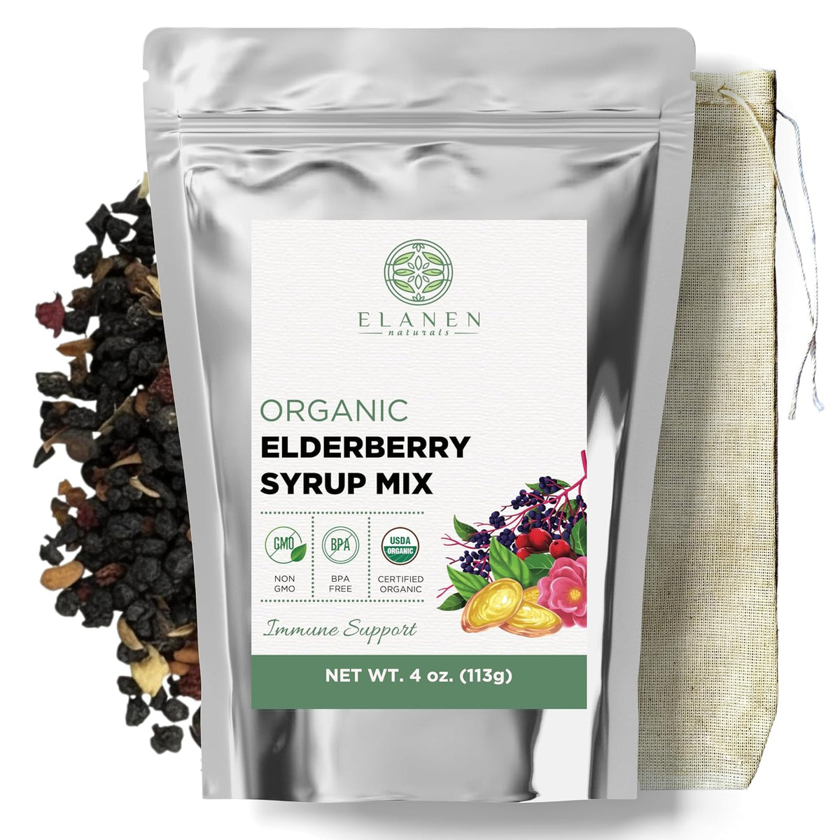organic elderberry syrup for immunity