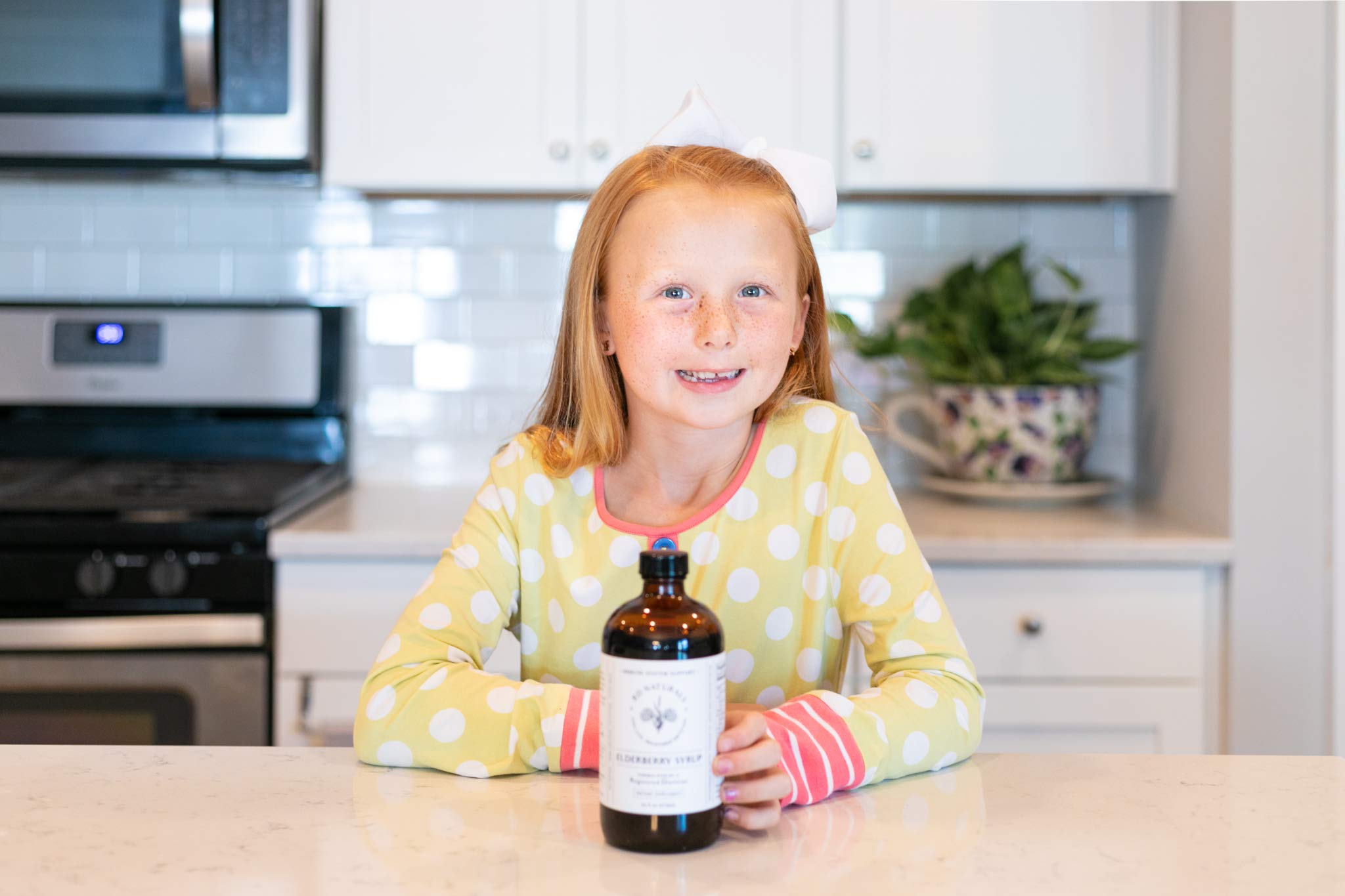 Organic elderberry syrup for wellness