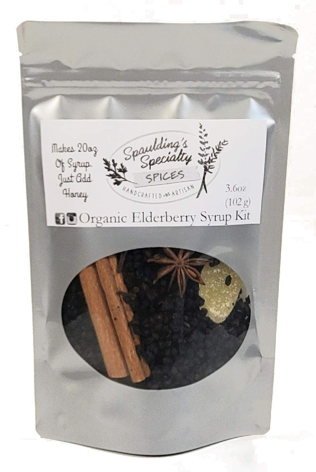 organic elderberry syrup kit
