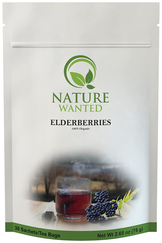 organic elderberry tea for wellness