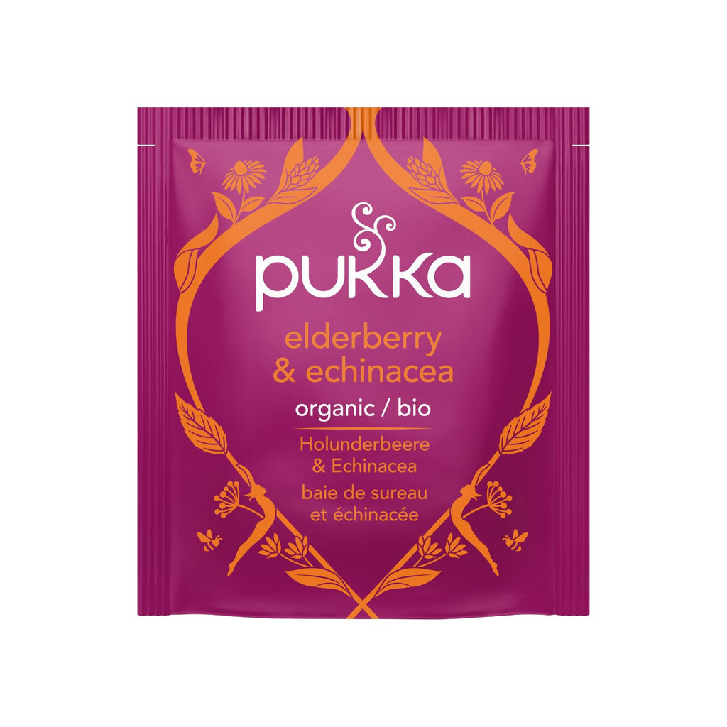 Organic elderberry tea for wellness