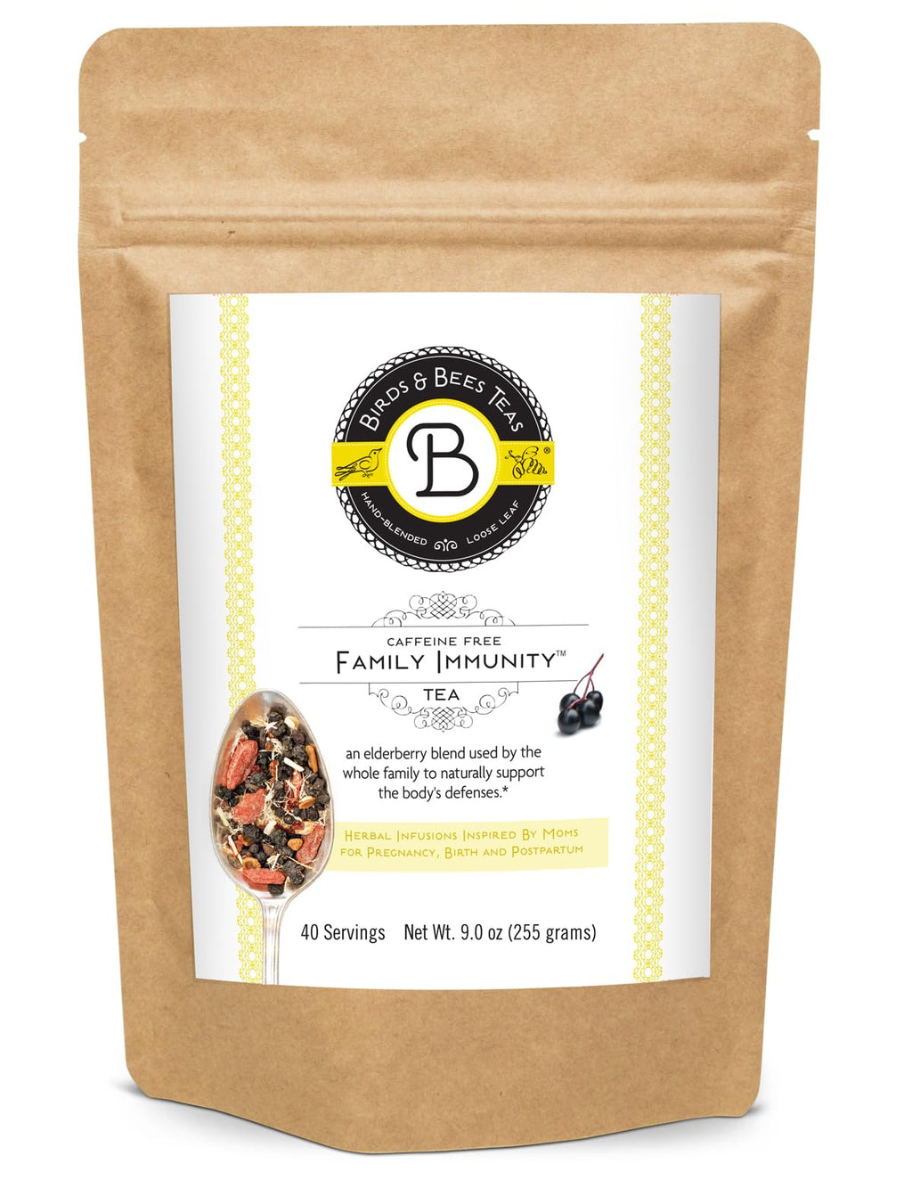 organic elderberry tea for wellness