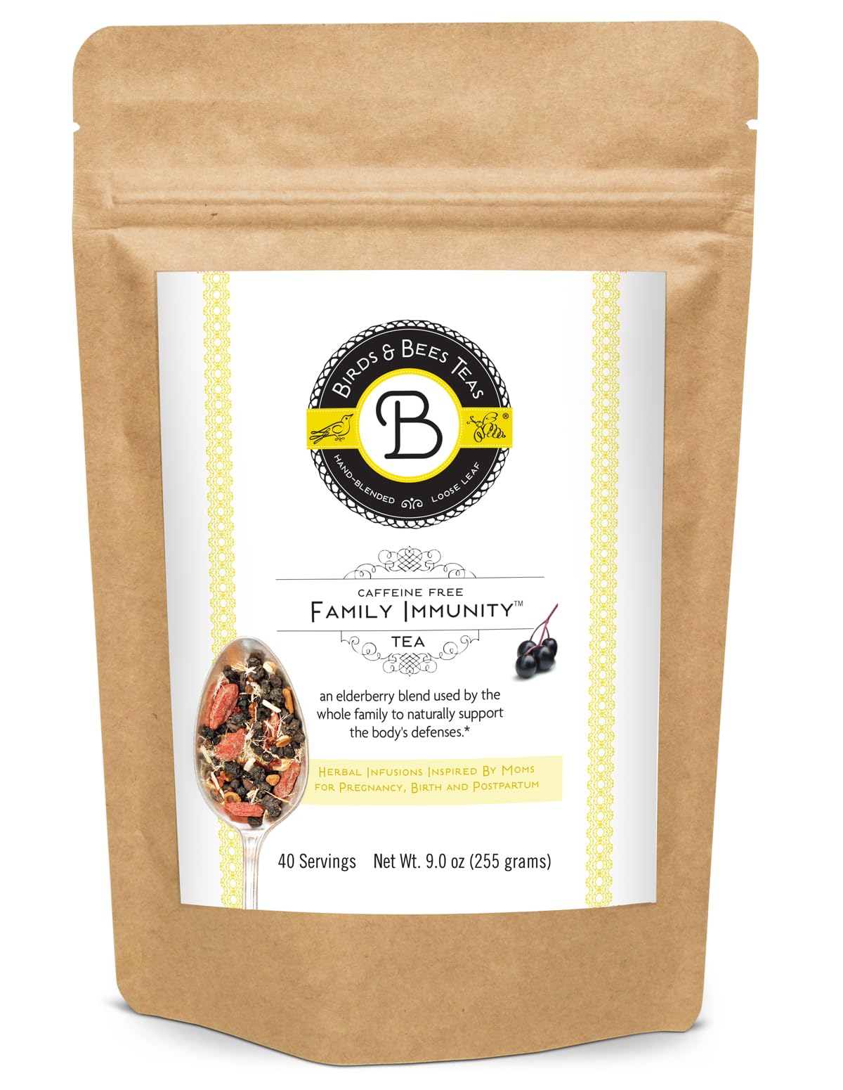 organic elderberry tea for wellness