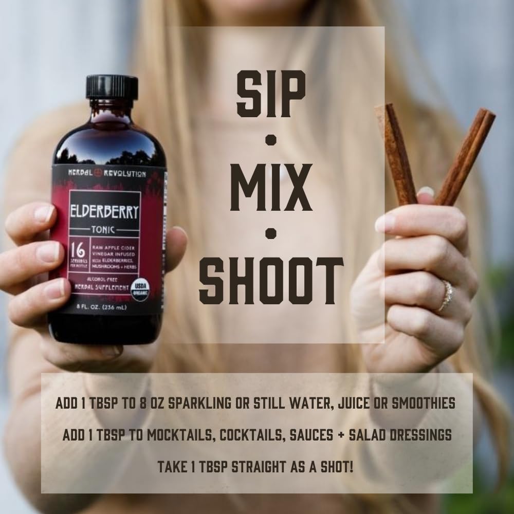 organic elderberry tonic for seasonal support