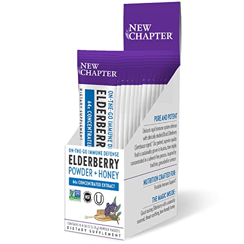 organic elderberry with honey packets