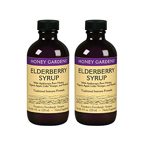 Organic elderberry with raw honey