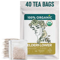 organic elderflower tea bags