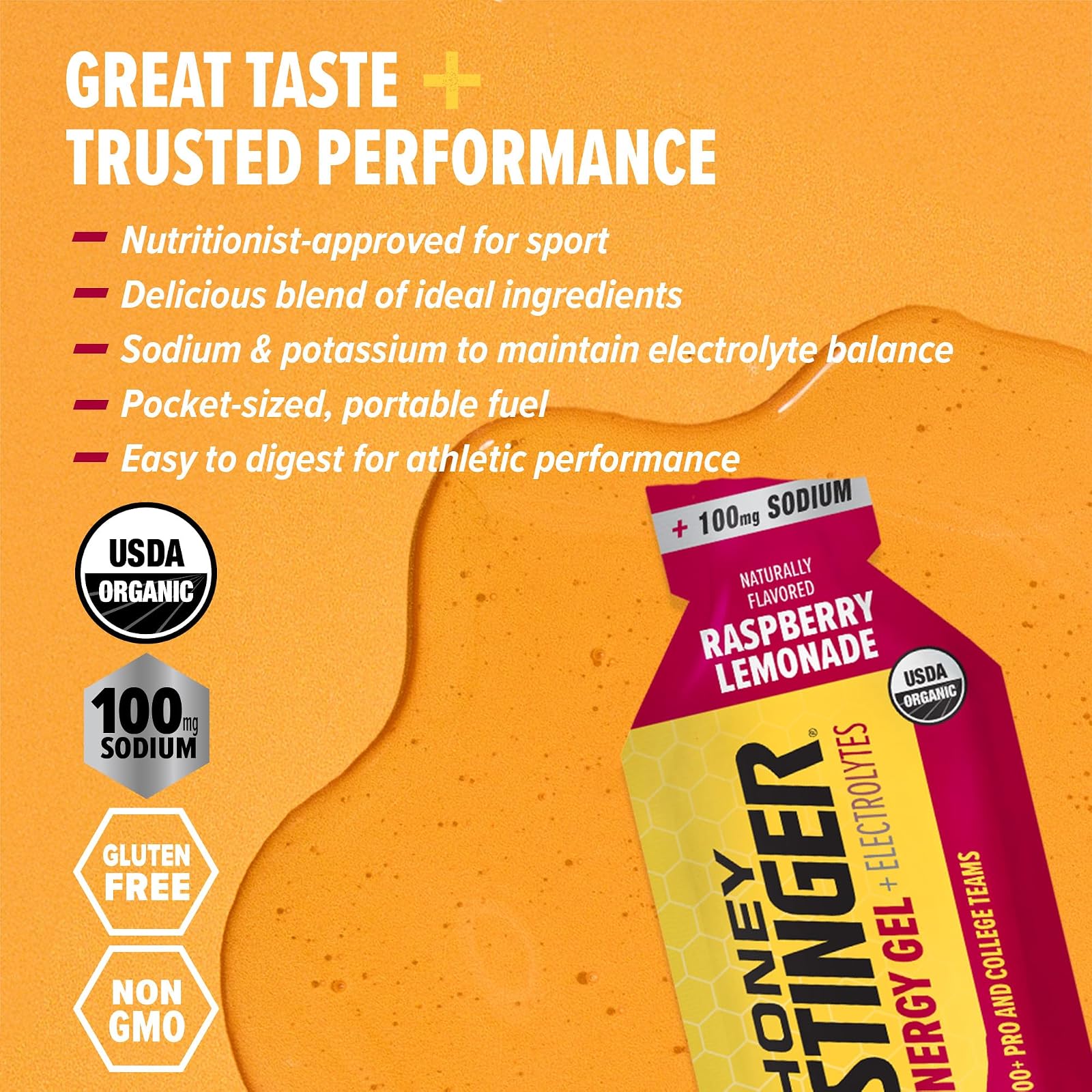 organic electrolyte gel for athletes