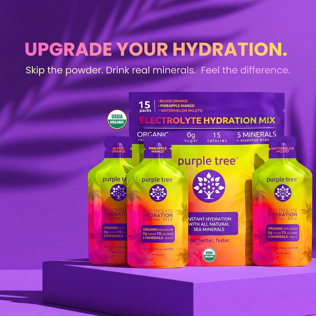organic electrolyte powder for hydration