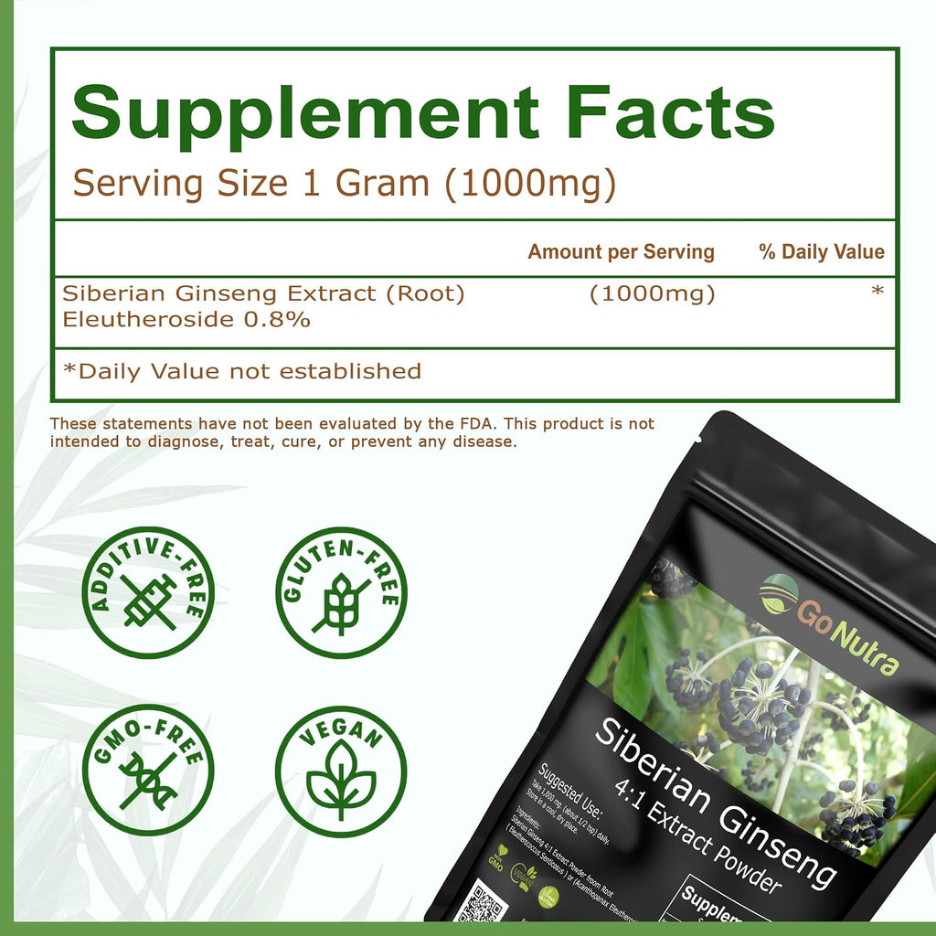 Organic eleuthero root for wellness