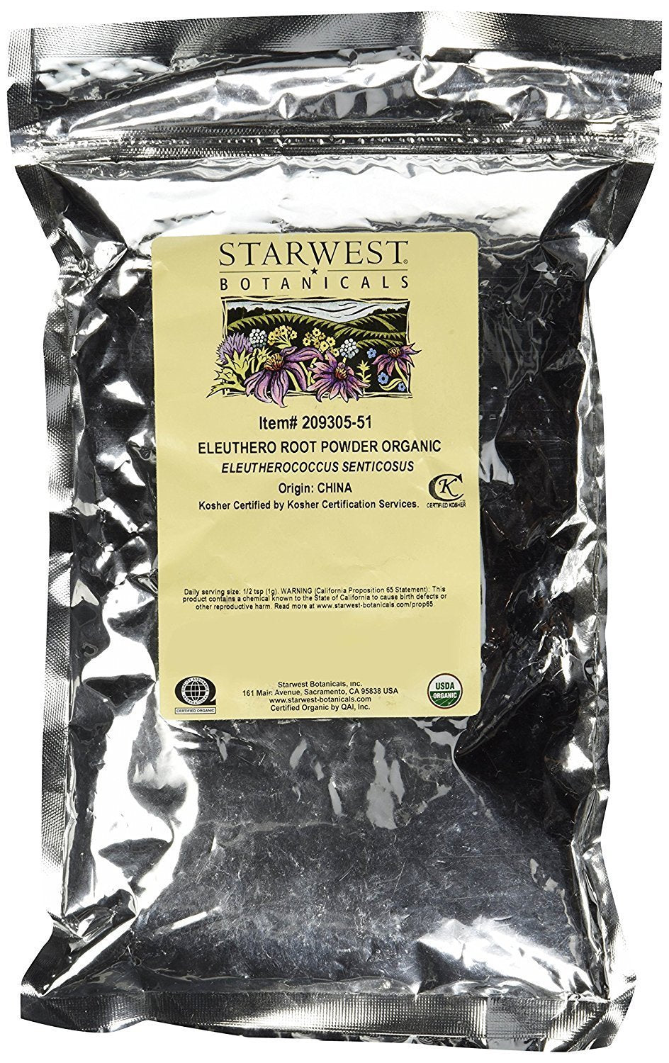 organic eleuthero root powder benefits
