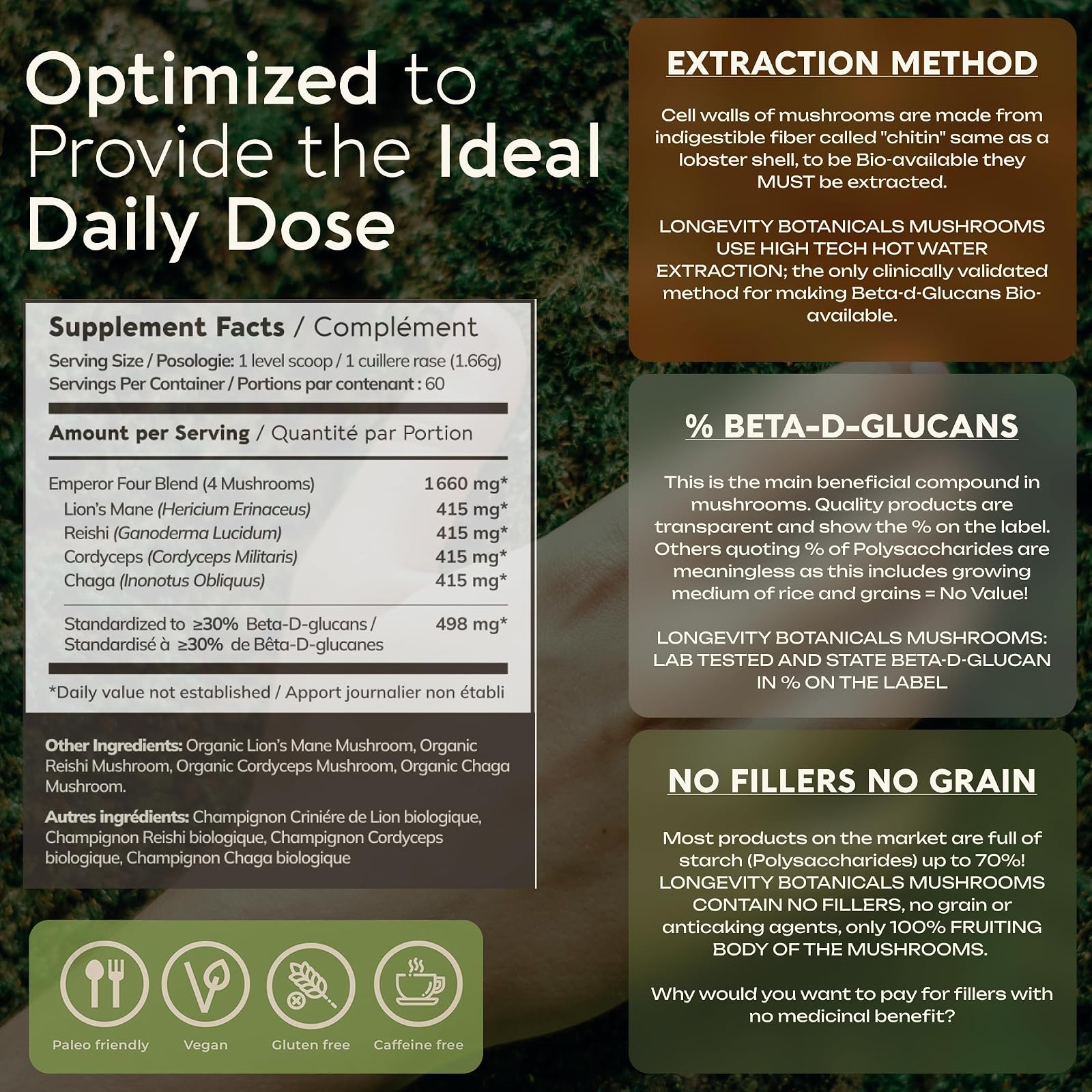 Organic Emperor full-spectrum mushroom benefits