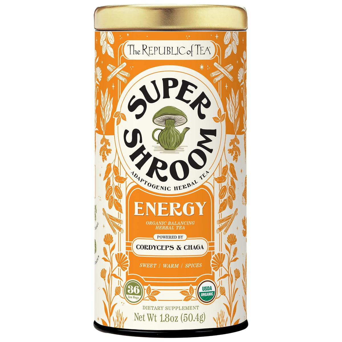 organic energy herbal tea bags