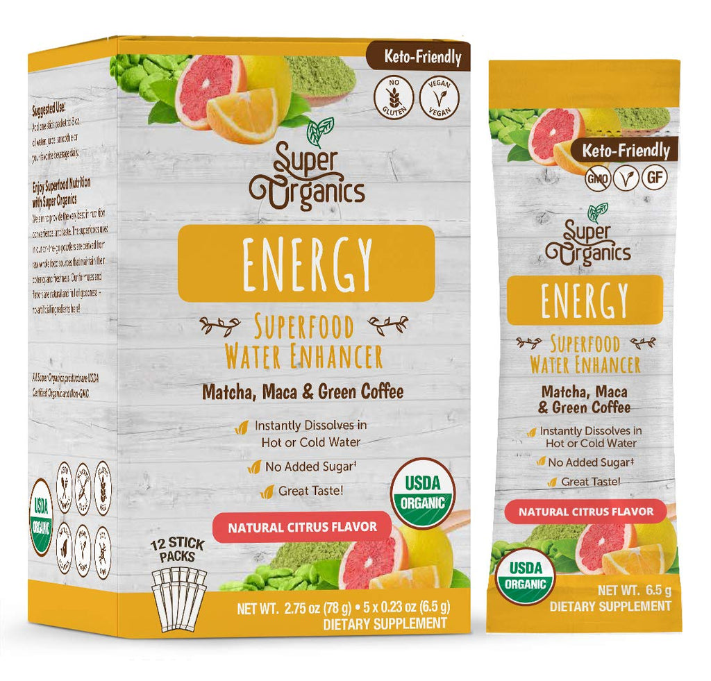 organic energy superfood powders