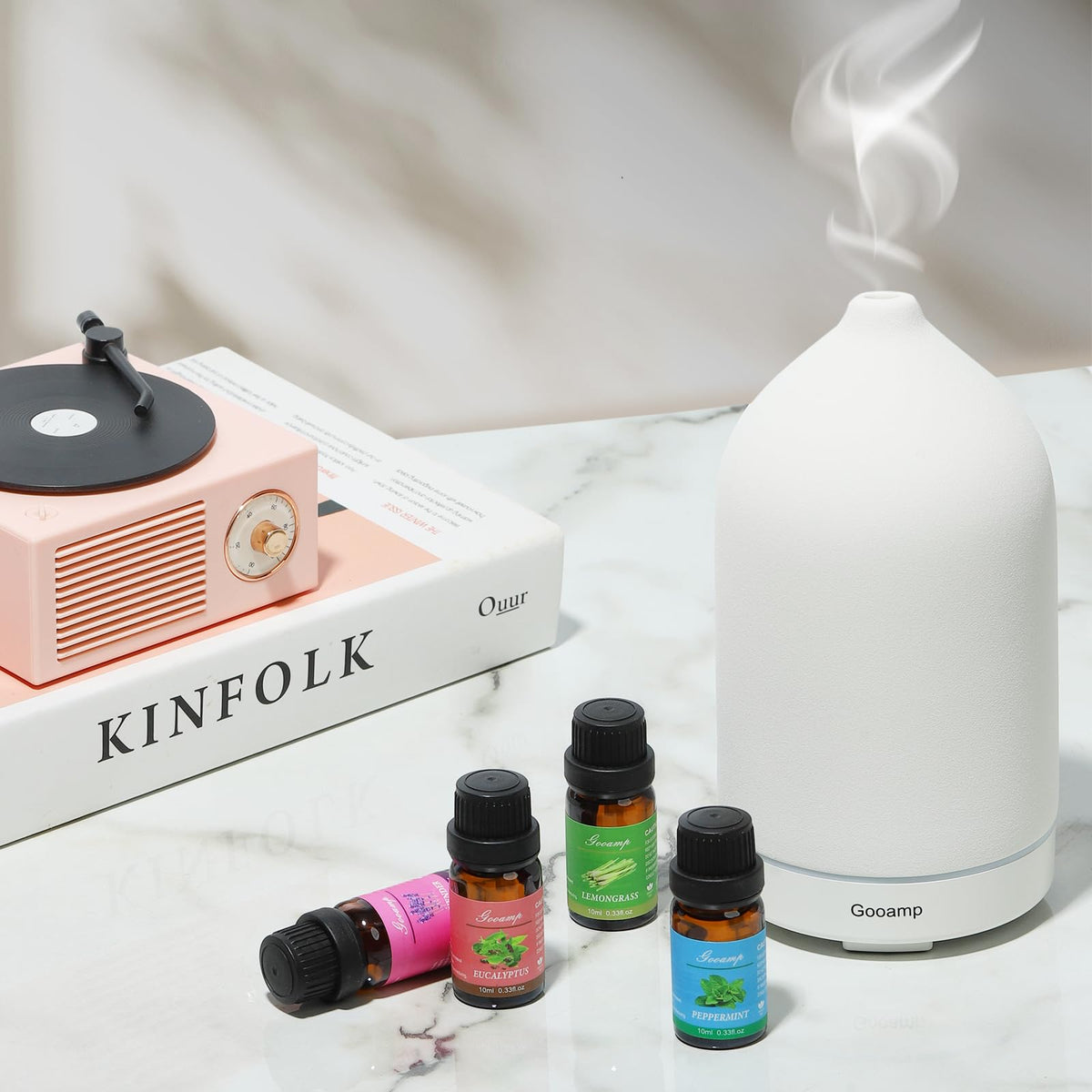 Organic essential oil blends for wellness