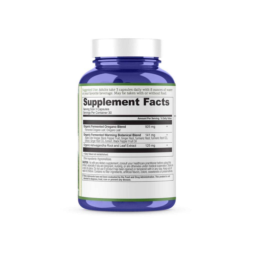 organic essential oils in oregano capsules