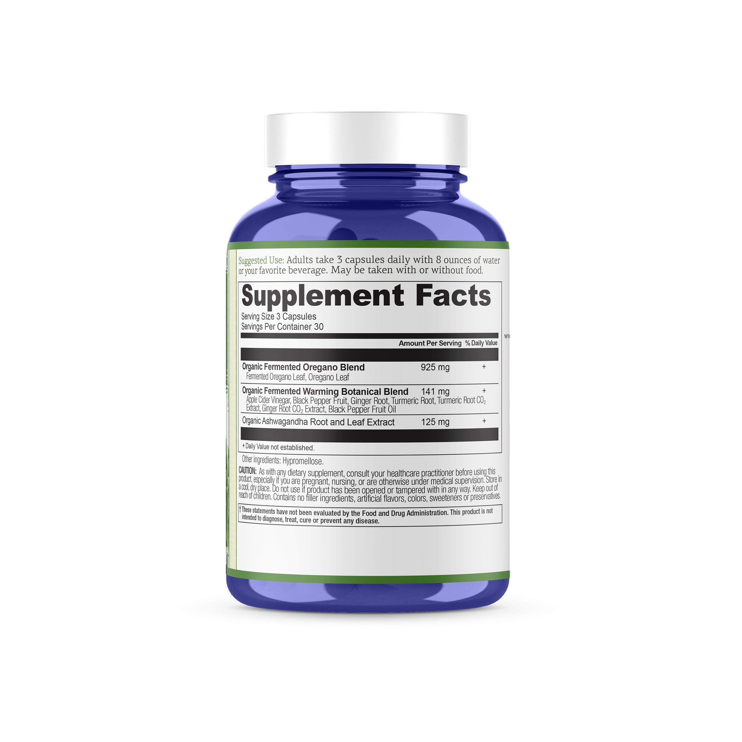 organic essential oils in oregano capsules