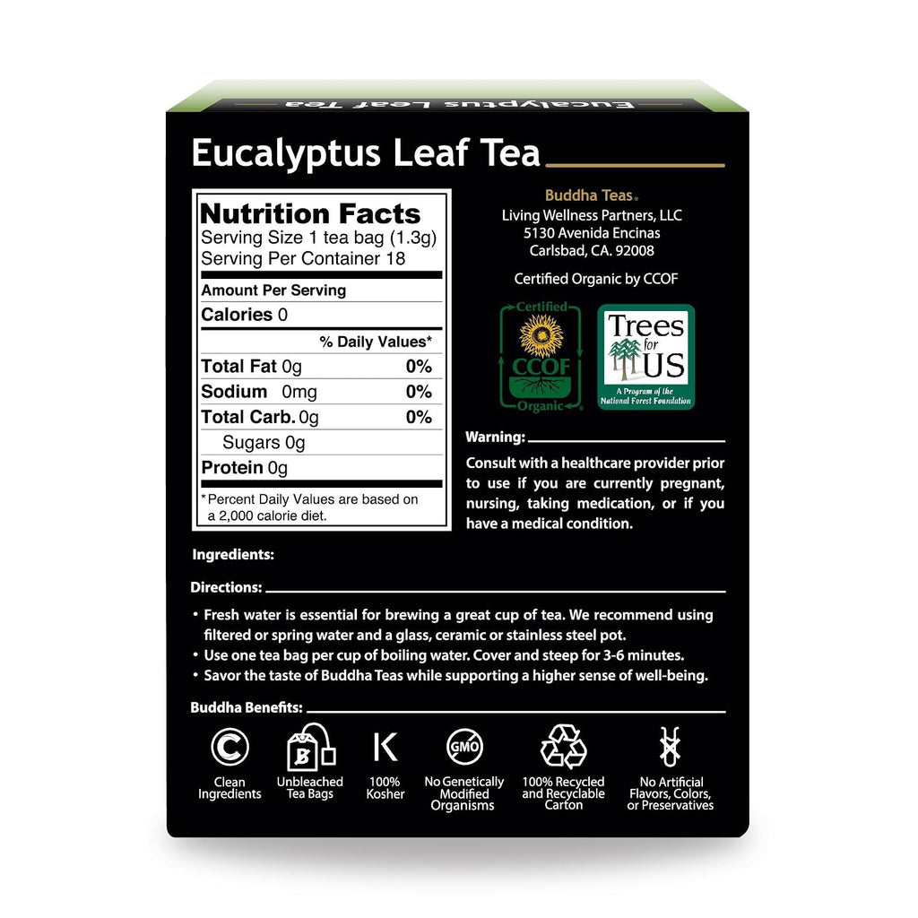 organic eucalyptus tea bags for wellness