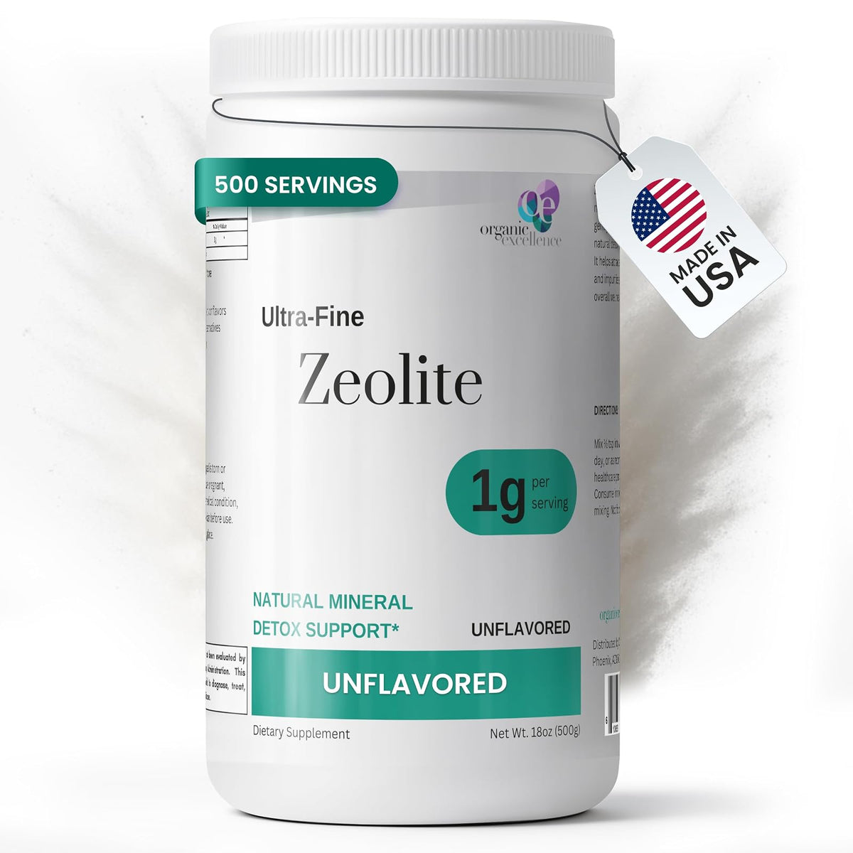 Organic Excellence zeolite powder benefits